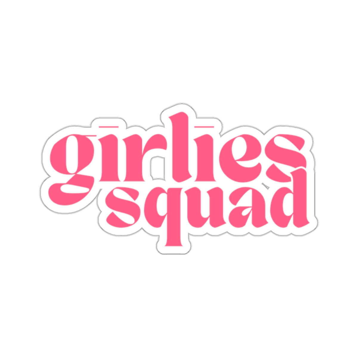 Girlies Squad Logo Sticker